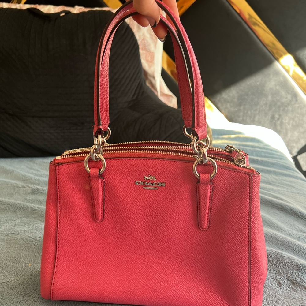 Coach Mini Christie Carry All Women's Leather Handbag… - Gem